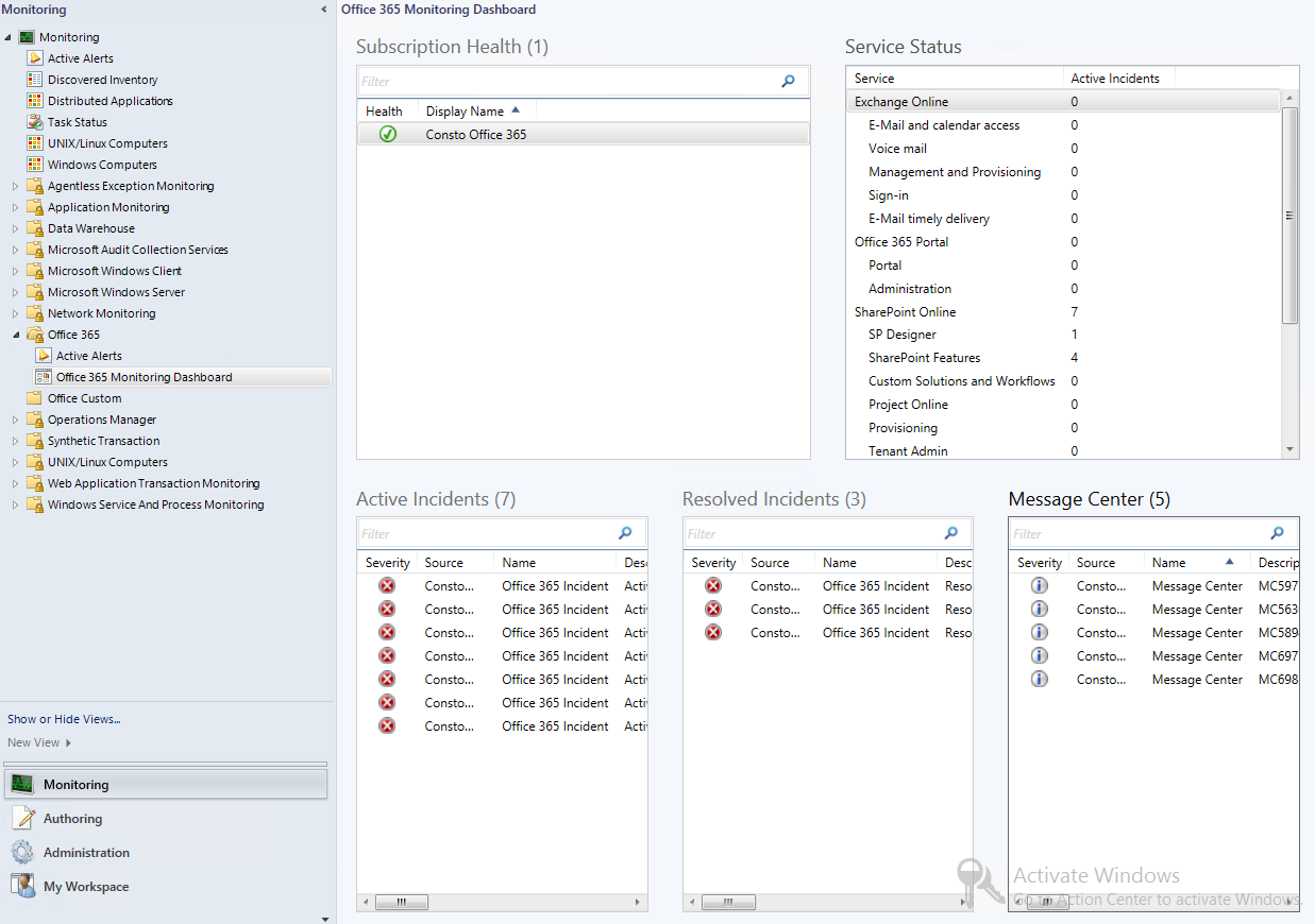SCOM - Management Pack für Office 365 - MOUNTAIN IT - Eric Berg