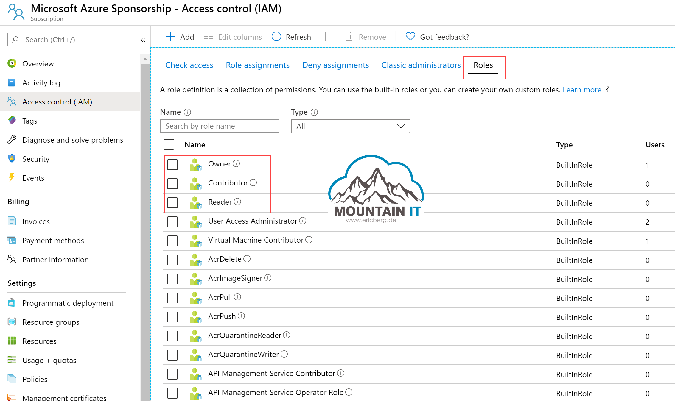 [BASIC] Role-Based Access Control - RBAC - MOUNTAIN IT - Eric Berg